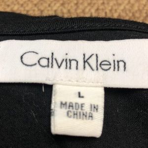 Calvin Klein | Tops | Calvin Klein Sequin Tank Large Abstract Pattern ...